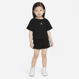 Jordan Set aus T-Shirt und Shorts für Babys (12–24 M) - Schwarz