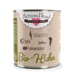 HerzensHund Adult 6x800g Bio Huhn