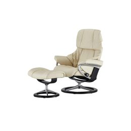 stressless Relaxsessel mit Hocker Reno M ¦ creme ¦ Maße (cm): B: 83