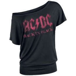 ACDC AC/DC Back in Black T-Shirt schwarz in S BY040