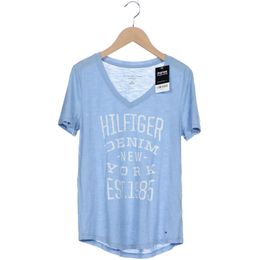 Tommy Hilfiger Damen T-Shirt, hellblau, Gr. 36