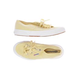 Superga Damen Sneakers, gelb, Gr. 39