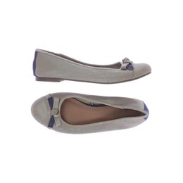 Hilfiger Denim Damen Ballerinas, beige, Gr. 37