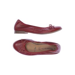 Tamaris Damen Ballerinas, rot, Gr. 35