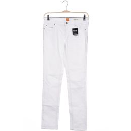 BOSS Orange Damen Jeans, weiß, Gr. 54