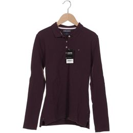 Tommy Hilfiger Damen Poloshirt, bordeaux, Gr. 36