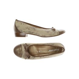 Hassia Damen Ballerinas, beige, Gr. 5.5