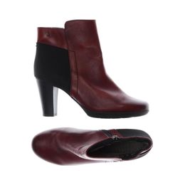 Caprice Damen Stiefelette, bordeaux, Gr. 38