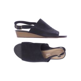 Clarks Damen Sandale, schwarz, Gr. 37