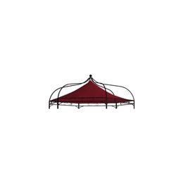 DEGAMO Ersatzdach f&uuml;r Pavillon MODENA, Polyester PVC-beschichtet bordeaux