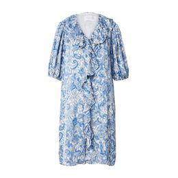 Sisters Point Kleid 'GOT-IT' Damen Gr&ouml;&szlig;e 34 himmelblau / pastellblau / wei&szlig; Sommerkleid