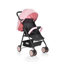 Moni Kinderwagen, Buggy Capri klappbar, Sicherheitsgurt, Rückenlehne verstellbar rosa