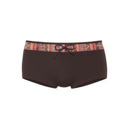 Buffalo Bikini-Hotpants 'Romy' braun Gr. 34. Mit Zierschleife