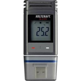 Voltcraft DL-210THISO1 DL-210TH Temperatur-Datenlogger, Luftfeuchte-Datenlogger kalibriert (ISO) Messgröße Temperatur, Luftfeuchtigkeit -30 bis +60 °C 0 bis