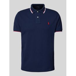 Polo Ralph Lauren Custom Slim Fit Poloshirt mit Logo-Stitching