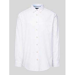 Christian Berg Regular Fit Freizeithemd mit Button-Down-Kragen