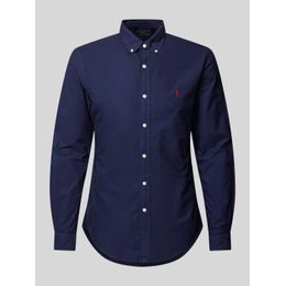 Polo Ralph Lauren Slim Fit Freizeithemd mit Button-Down-Kragen Modell 'OXFORD'