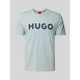 Hugo T-Shirt mit Label-Print Modell 'DULIVIO'