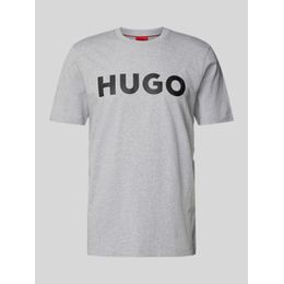 Hugo T-Shirt mit Label-Print Modell 'DULIVIO'