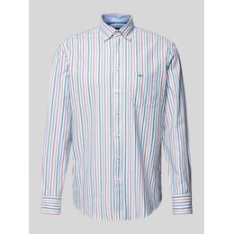 Fynch-Hatton Regular Fit Freizeithemd mit Button-Down-Kragen