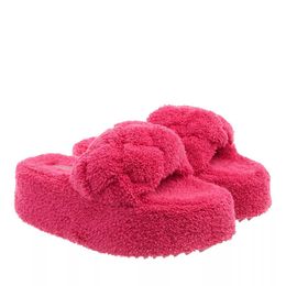 INUIKII Slipper & Pantoletten - Teddy Braided - Gr. 41 (EU) - in Rosa - f&uuml;r Damen