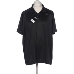 Adidas Herren Poloshirt, schwarz, Gr. 56