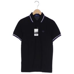 Fred Perry Herren Poloshirt, schwarz, Gr. 44