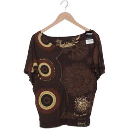 Desigual Damen T-Shirt, braun, Gr. 36