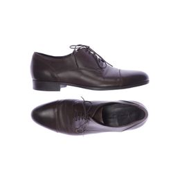 Ermenegildo Zegna Herren Halbschuh, braun, Gr. 7.5