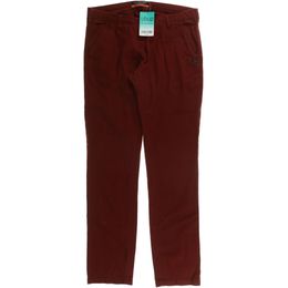 Maison Scotch Damen Stoffhose, rot, Gr. 29