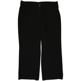 Ulla Popken Damen Stoffhose, schwarz, Gr. 27