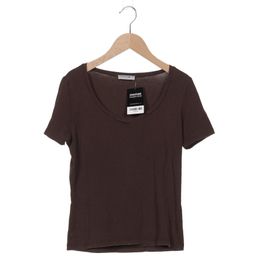 comma, Comma Damen T-Shirt, braun, Gr. 38