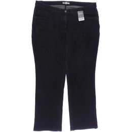 Ulla Popken Damen Jeans, schwarz, Gr. 50