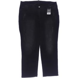 Ulla Popken Damen Jeans, schwarz, Gr. 50