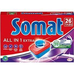 Somat Spülmaschinentabs All in 1 Extra, 26 Stück