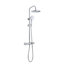 SONSTIGE Duschs&auml;ule mit Thermostat chrom, Kopf &Oslash;23cm, Handbrause 3 Strahl