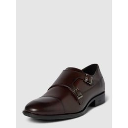 BOSS Schuh aus Leder mit Monk Straps Modell 'Colby'