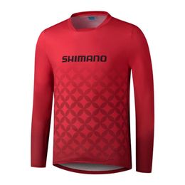 Shimano MYOKO L.S. Long Sleeve Jersey, Red