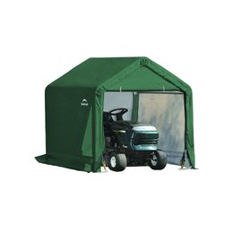 Shelter Logic ShelterLogic Stahl Folien Zeltgarage Ger&auml;tehaus 3,24m&sup2; gr&uuml;n 180x180x180 cm