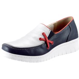 Loretta Damen Slipper marine, Gr&ouml;&szlig;e 37