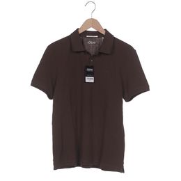 s.Oliver Herren Poloshirt, braun, Gr. 52