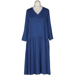 hessnatur Damen Kleid, blau, Gr. 40