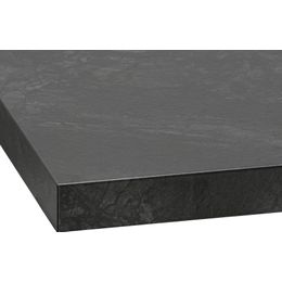 Wiho-Küchen Arbeitsplatte WIHO KÜCHEN "Flexi" Tischplatten Gr. B/T/H: 160 cm x 60 cm x 3,8 cm, schwarz (granit schwarz) 38 mm stark