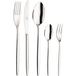 Pinti Inox Besteck-Set PINTINOX "Olivia" Essbesteck-Sets Gr. 30 tlg., silberfarben (edelstahlfarben)