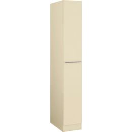 Wiho-Küchen Apothekerschrank WIHO KÜCHEN "Unna", beige (front und korpus: magnolia), B:30cm H:200cm T:57cm, Schränke, Auszug mit 4 Ablagefächern