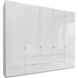 Drehtürenschrank Wiemann "Eastside" Schränke Gr. B/H/T: 246,3 cm x 216 cm x 58 cm, 5 St., weiß inkl. Türendämpfung