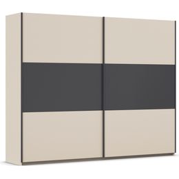 Schwebetürenschrank Rauch "Neo" Schränke Gr. B/H/T: 261 cm x 210 cm x 59 cm, 2 St., beige (champagner, graumetallic) mit großzügigem Stauraum und vielfältigen Farbkombinationen