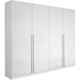 Kleiderschrank Rauch "Lorca" Schränke Gr. B/H/T: 226 cm x 210 cm x 54 cm, 4 St., weiß (korpus weiß, front hochglanz weiß)