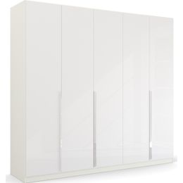 Drehtürenschrank Rauch "Glamour by Quadra Spin" Schränke Gr. B/H/T: 226 cm x 210 cm x 54 cm, 5 St., weiß (alpinweiß, hochglanz weiß)