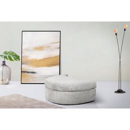 Guido Maria Kretschmer Home & Living Stauraumhocker GUIDO MARIA KRETSCHMER HOME&LIVING "ANNE" Hocker Gr. B/H/T: 119 cm x 48 cm x 72 cm, Cord, beige (creme) incl. großem Stauraum, passend zum Sessel "Anne"